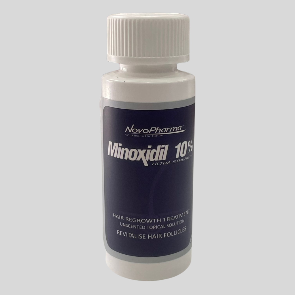Minoxidil 10% – NOVOPHARMA – BESO Distribuidora de Cosmeticos